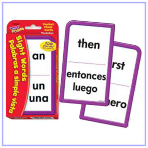 Palabras frecuentes (sight words) – Silvia García Velázquez